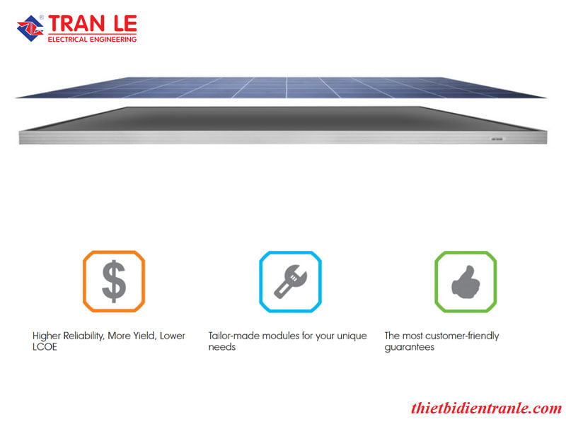 Tấm Pin NLMT Powitt Half Cell 390-410W - Thiết Bị Điện Trần Lê